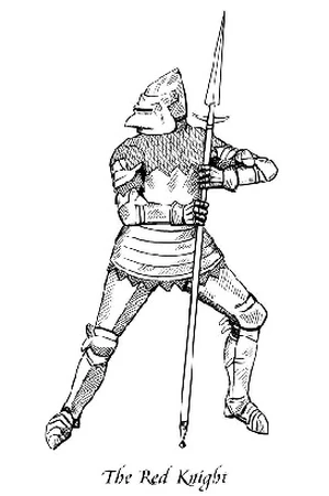 how to draw dark red knight