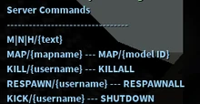 Server Commands | Traitor Town Wiki | Fandom