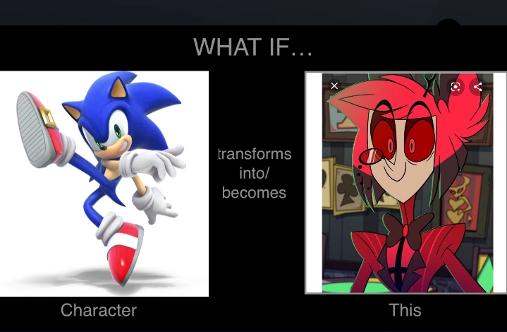 One Heck of a Time (Sonic to Alastor TF/MC) | Transformations Wiki | Fandom