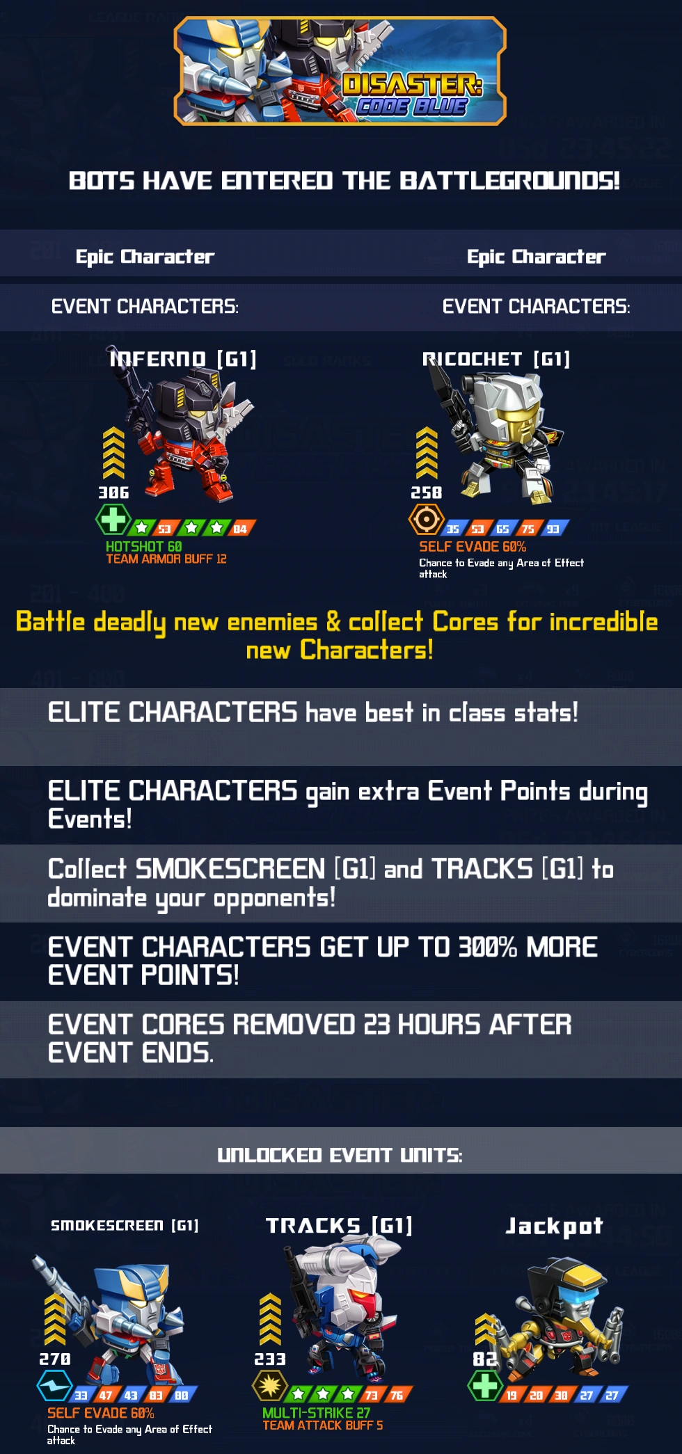 Disaster Code Blue | Transformers Battle Tactics Wiki | Fandom