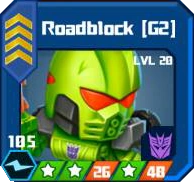 Roadblock (G2) | Transformers Battle Tactics Wiki | Fandom