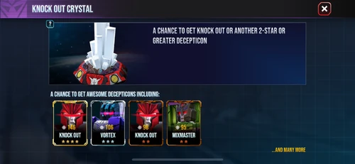 Knock Out | Transformers: Earth Wars Wikia | Fandom