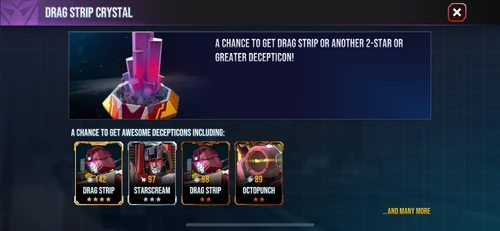 Drag Strip | Transformers: Earth Wars Wikia | Fandom