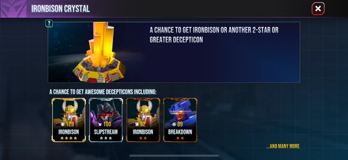 Ironbison | Transformers: Earth Wars Wikia | Fandom