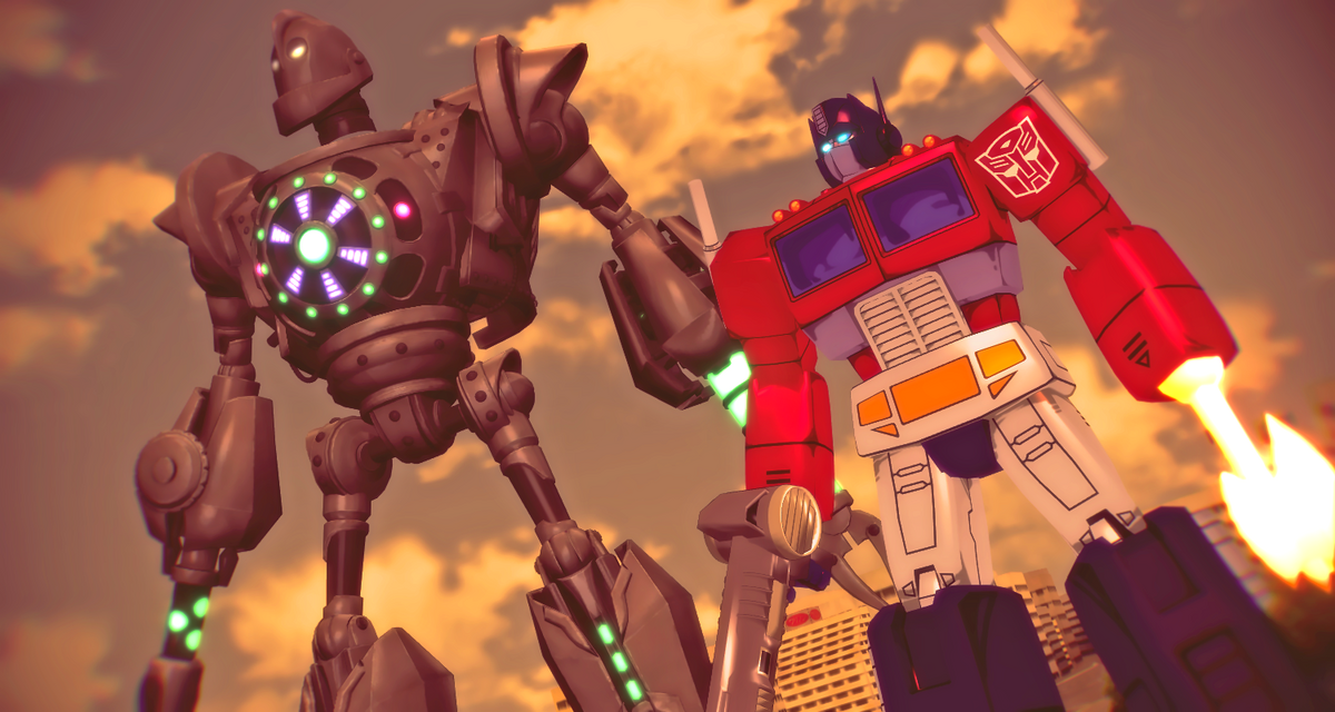 Transformersthe Iron Giant Crossover Transformers Fan Concept
