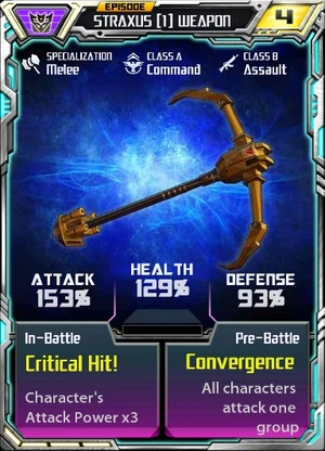 Straxus (1) Weapon | Transformers Legends Wiki | Fandom