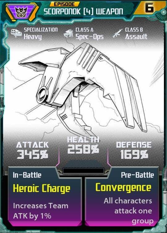 Scorponok 4 Weapon Transformers Legends Wiki Fandom