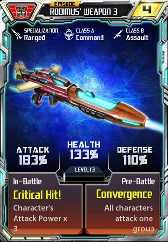 Rodimus (3) Weapon | Transformers Legends Wiki | Fandom