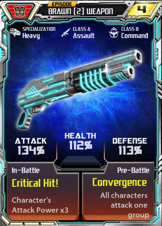 Brawn (2) Weapon | Transformers Legends Wiki | Fandom