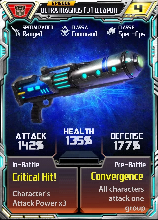 Ultra Magnus (3) Weapon | Transformers Legends Wiki | Fandom