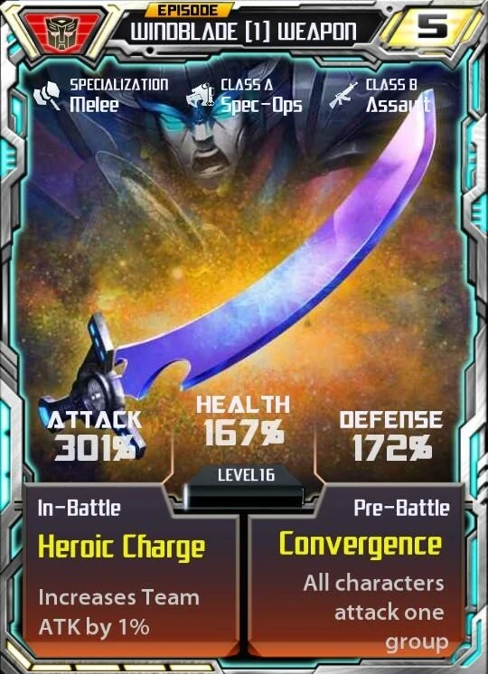 Windblade (1) Weapon | Transformers Legends Wiki | Fandom