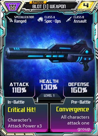 Blot (1) Weapon | Transformers Legends Wiki | Fandom