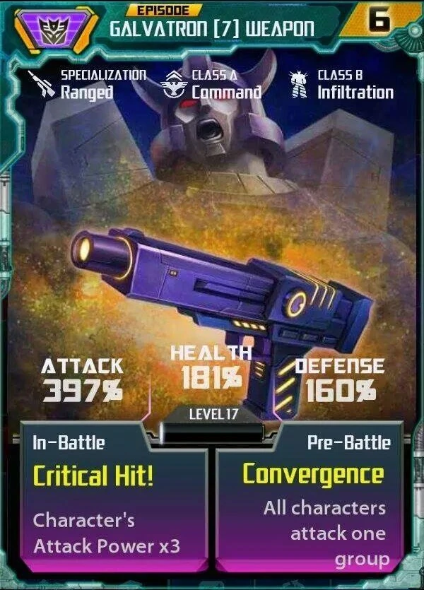 Galvatron (7) Weapon | Transformers Legends Wiki | Fandom