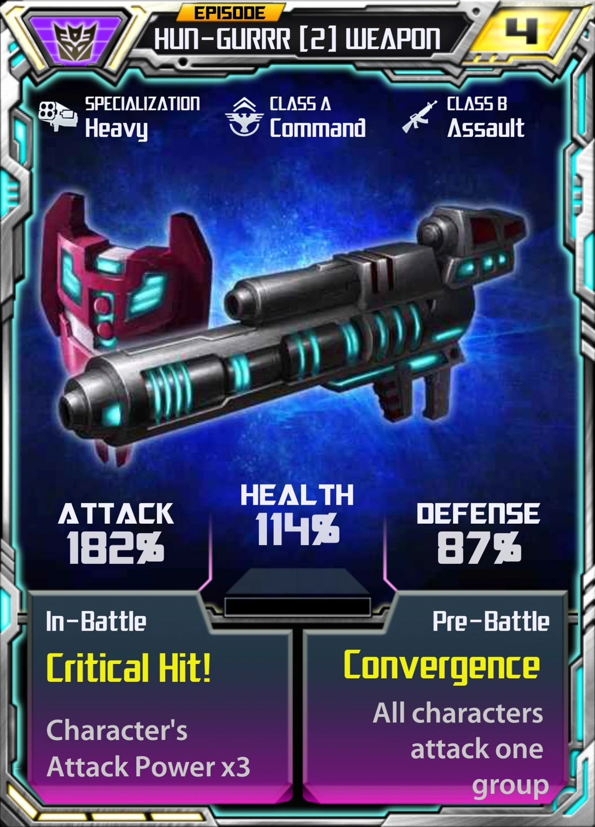 Hun-Gurrr (2) Weapon | Transformers Legends Wiki | Fandom