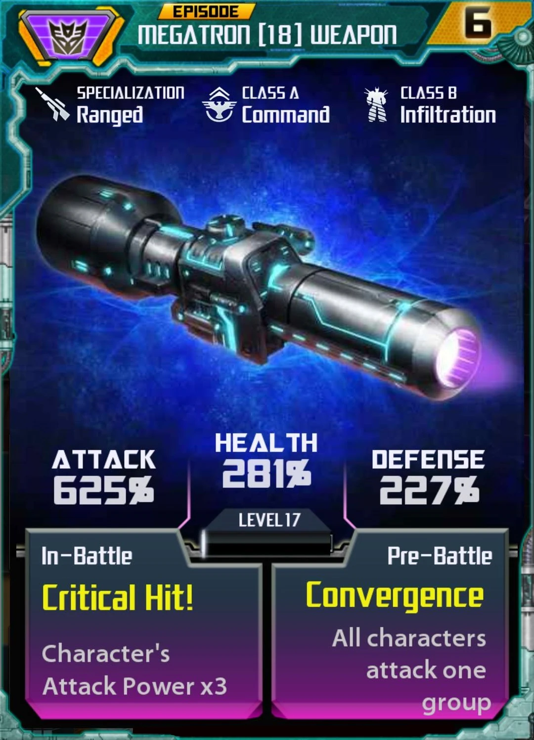 Megatron (18) Weapon | Transformers Legends Wiki | Fandom