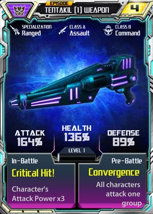 Tentakil (1) Weapon | Transformers Legends Wiki | Fandom