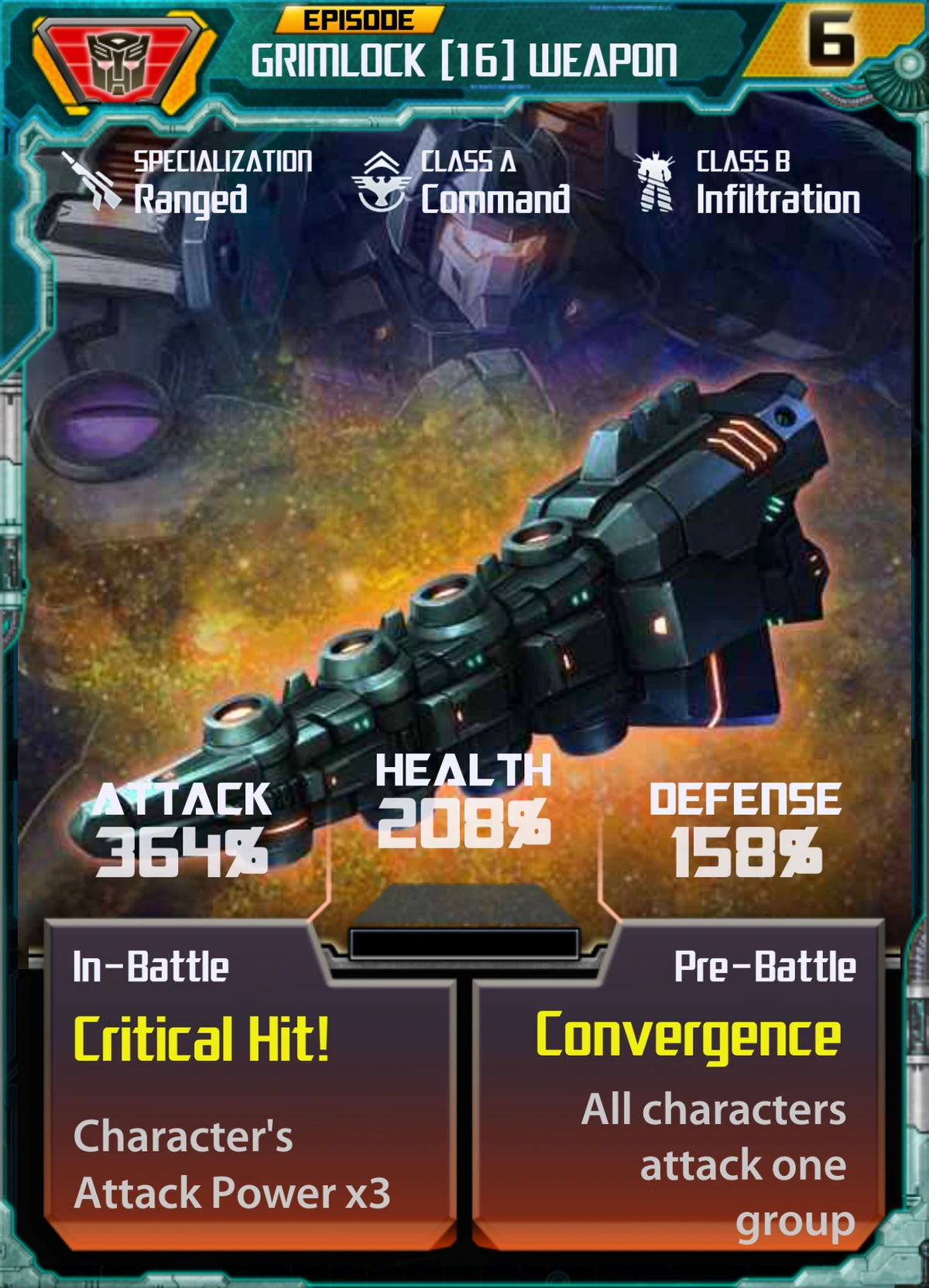 Grimlock (16) Weapon | Transformers Legends Wiki | Fandom