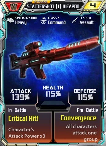 Scattershot (1) Weapon | Transformers Legends Wiki | Fandom