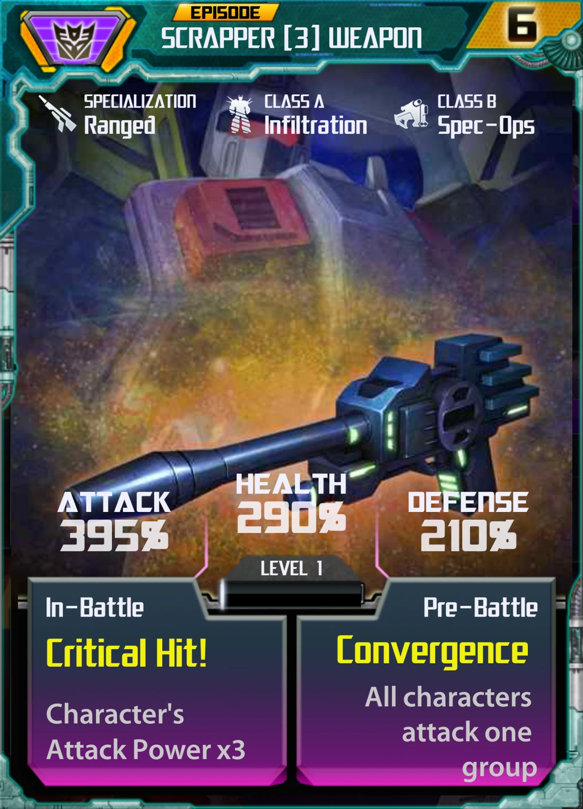 Scrapper (3) Weapon | Transformers Legends Wiki | Fandom