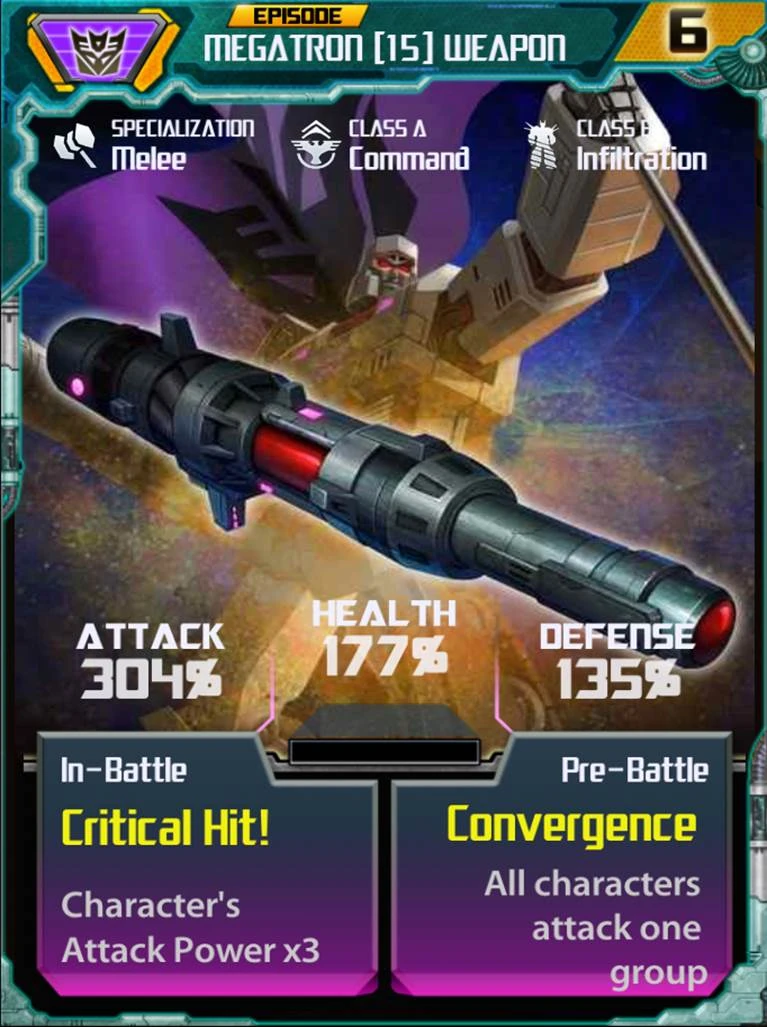 Megatron (15) Weapon | Transformers Legends Wiki | Fandom