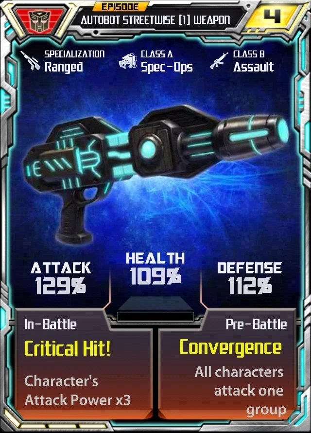 Autobot Streetwise (1) Weapon | Transformers Legends Wiki | Fandom