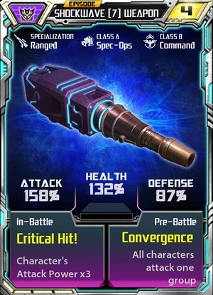 Shockwave (7) Weapon | Transformers Legends Wiki | Fandom