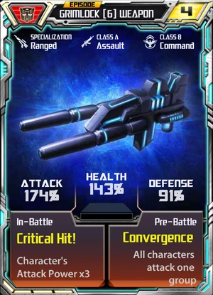 Grimlock (6) Weapon | Transformers Legends Wiki | Fandom
