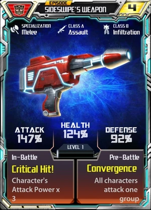 Sideswipe (1) Weapon | Transformers Legends Wiki | Fandom