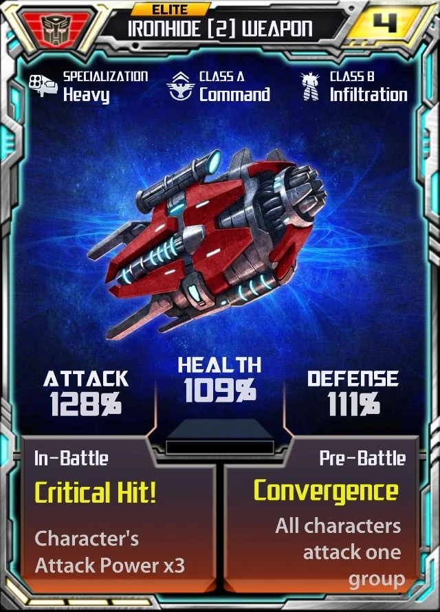 Ironhide (2) Weapon | Transformers Legends Wiki | Fandom