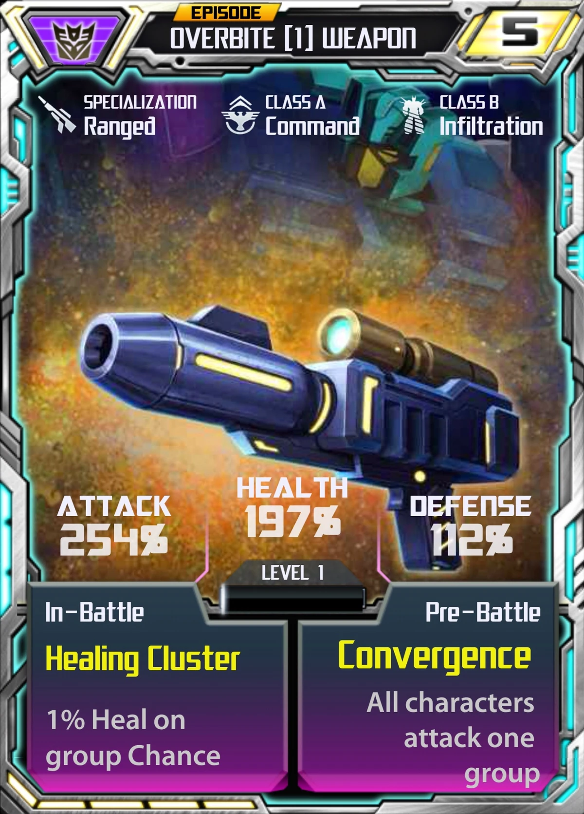 Overbite (1) Weapon | Transformers Legends Wiki | Fandom