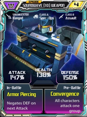 Soundwave (10) Weapon | Transformers Legends Wiki | Fandom