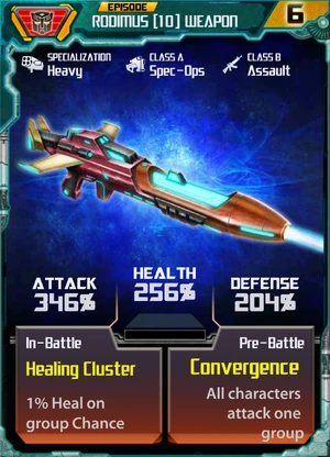 Rodimus (10) Weapon | Transformers Legends Wiki | Fandom