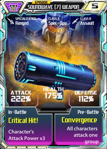 Soundwave (7) Weapon | Transformers Legends Wiki | Fandom