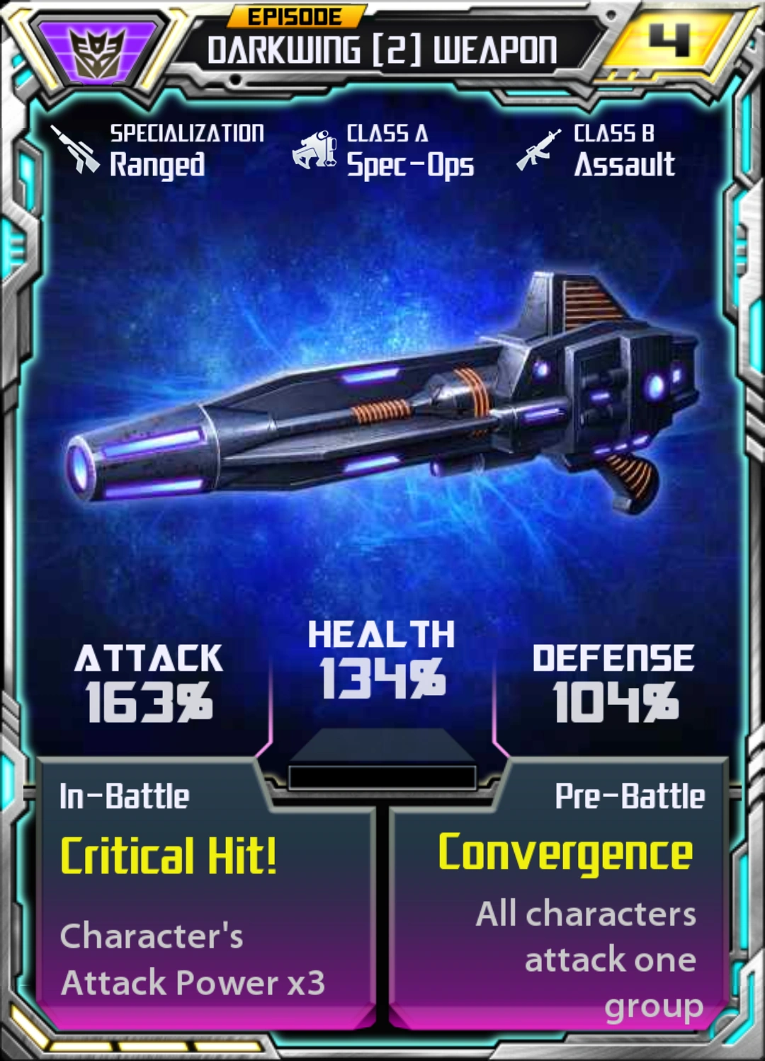 Darkwing (2) Weapon | Transformers Legends Wiki | Fandom