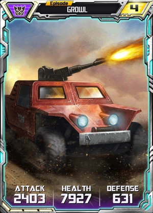 Growl (1) | Transformers Legends Wiki | Fandom