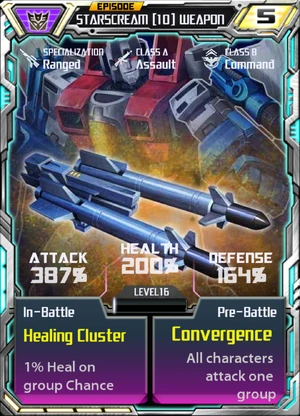 Starscream (10) Weapon | Transformers Legends Wiki | Fandom