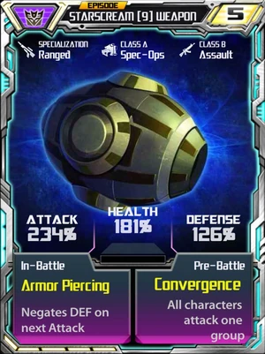 Starscream (9) Weapon | Transformers Legends Wiki | Fandom