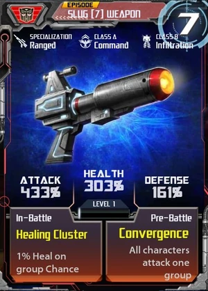 Slug (7) Weapon | Transformers Legends Wiki | Fandom