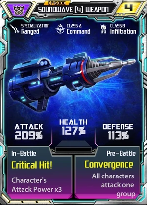 Soundwave (4) Weapon | Transformers Legends Wiki | Fandom