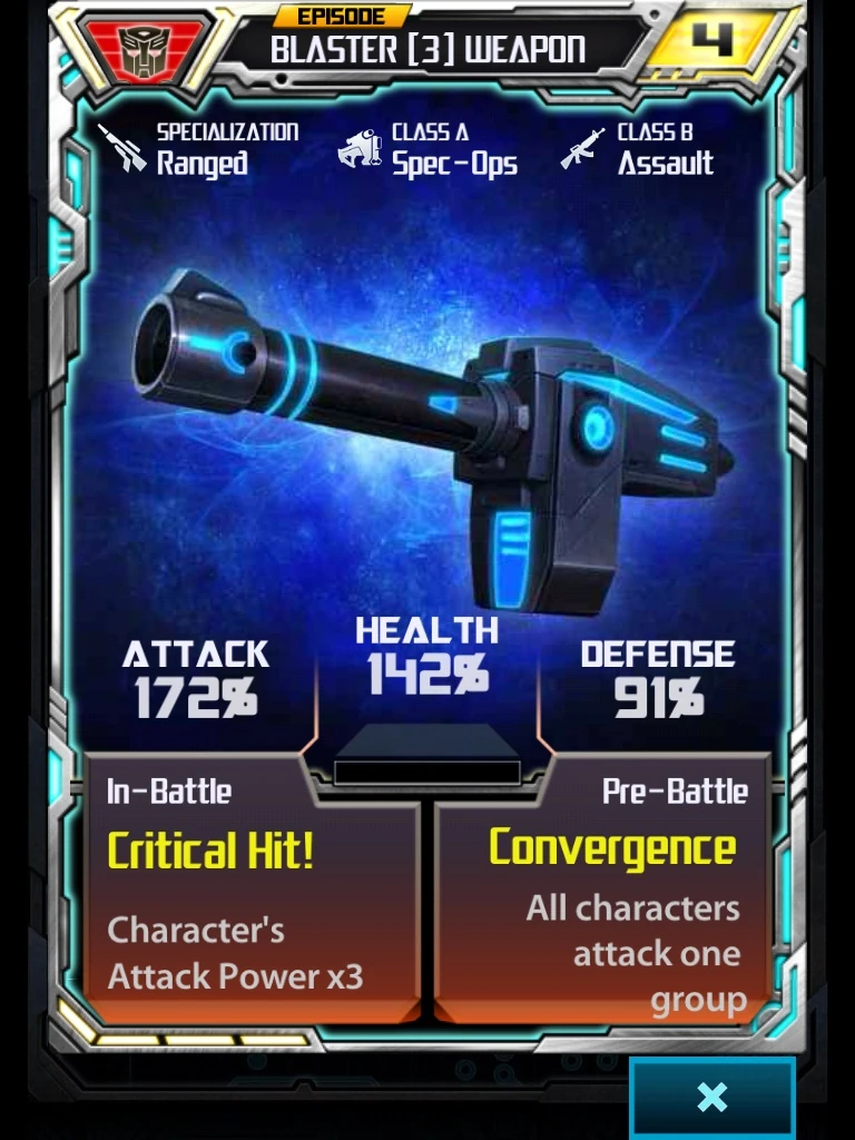 Blaster (3) Weapon | Transformers Legends Wiki | Fandom
