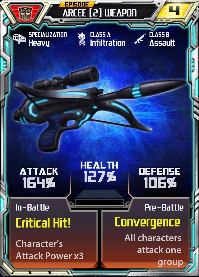 Arcee (2) Weapon | Transformers Legends Wiki | Fandom