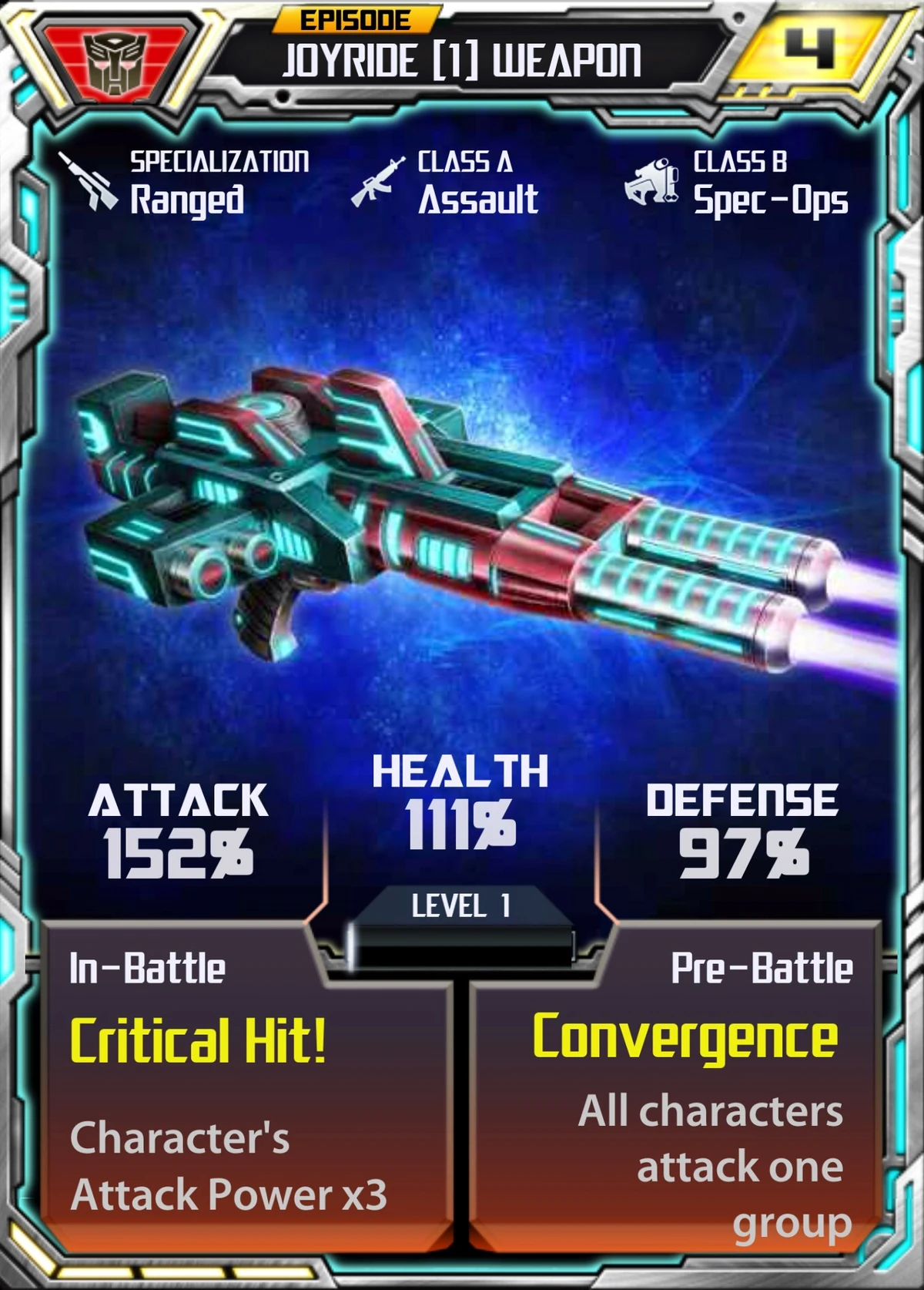 Joyride (1) Weapon | Transformers Legends Wiki | Fandom