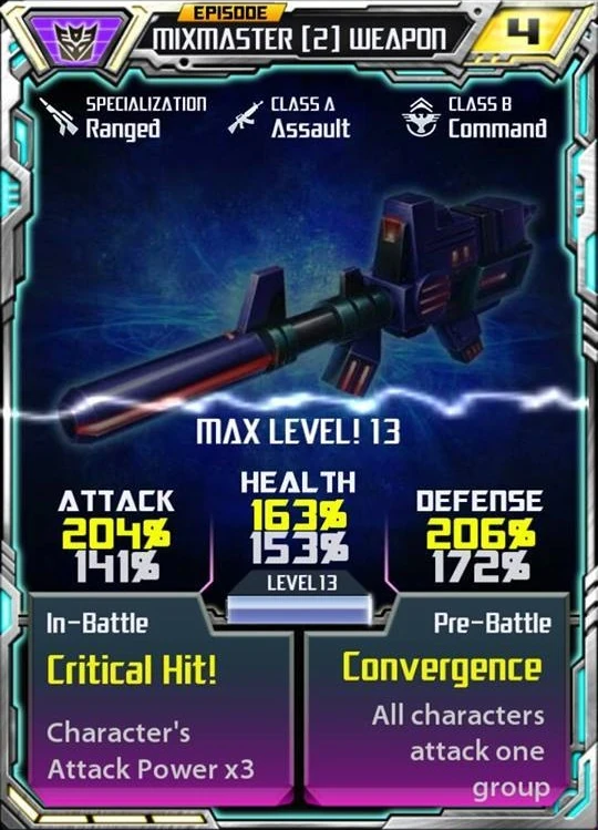 Mixmaster (2) Weapon | Transformers Legends Wiki | Fandom