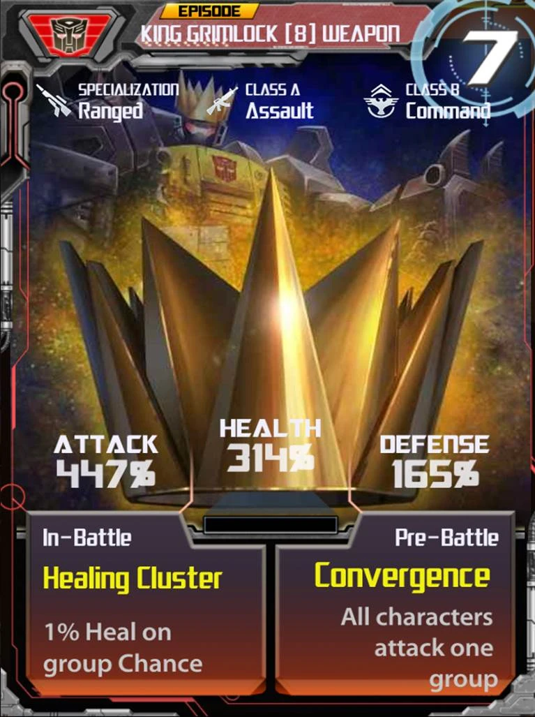 King Grimlock (8) Weapon | Transformers Legends Wiki | Fandom