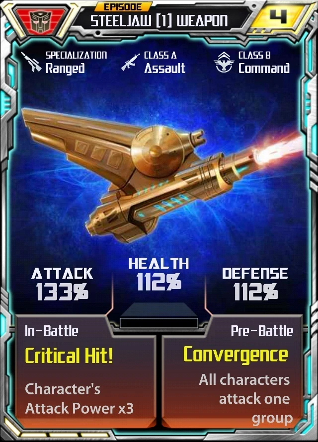Steeljaw (1) Weapon | Transformers Legends Wiki | Fandom