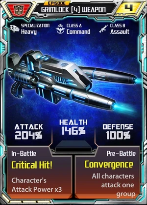 Grimlock (4) Weapon | Transformers Legends Wiki | Fandom