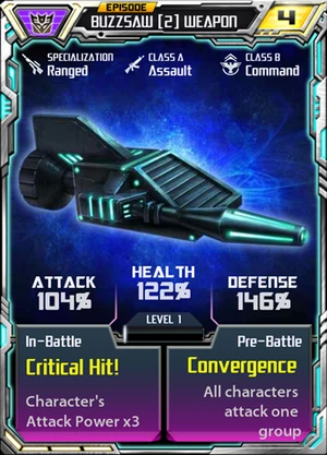 Buzzsaw (2) Weapon | Transformers Legends Wiki | Fandom