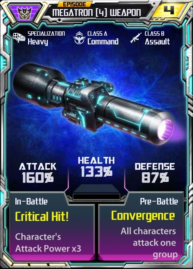 Megatron (4) Weapon | Transformers Legends Wiki | Fandom