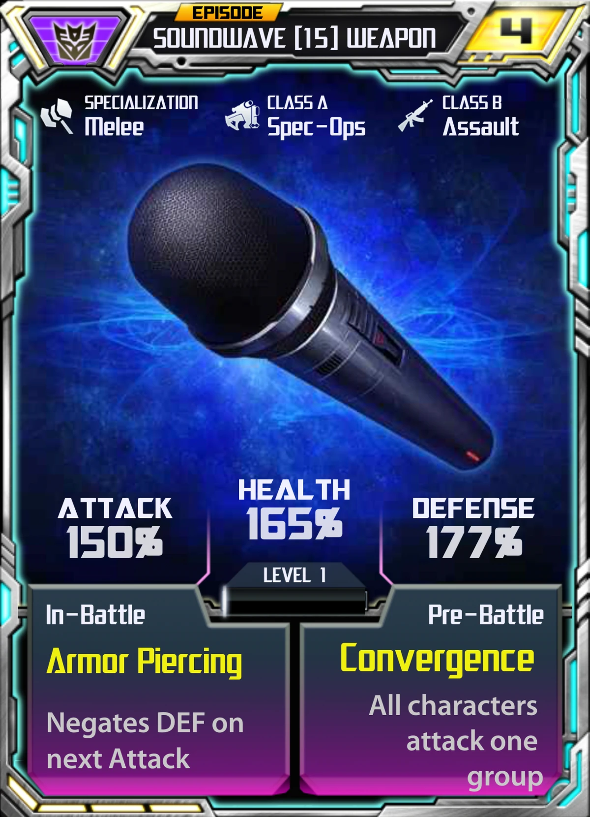 Soundwave (15) Weapon | Transformers Legends Wiki | Fandom