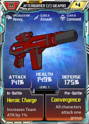 Afterburner (2) Weapon | Transformers Legends Wiki | Fandom